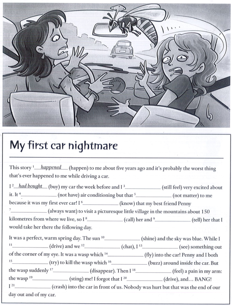 Grammar: More practice on narrative tenses - Language Journeys